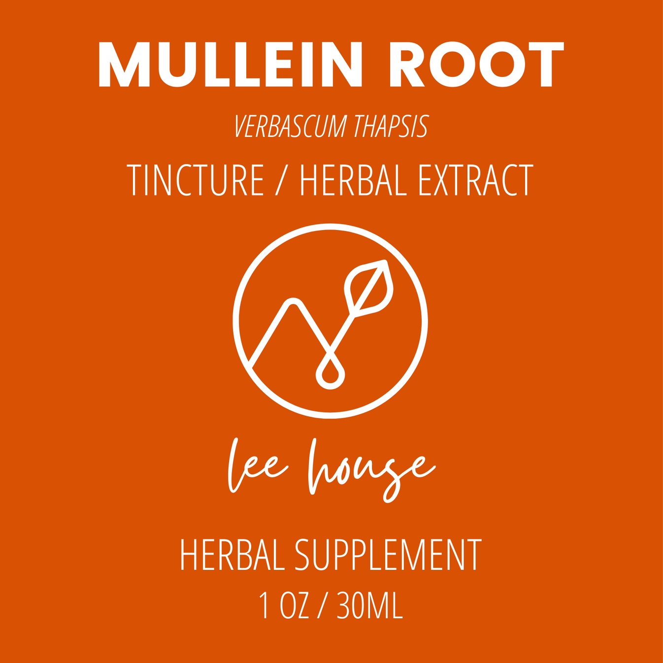 Mullein Root Extract and Tincture – leehouse.co
